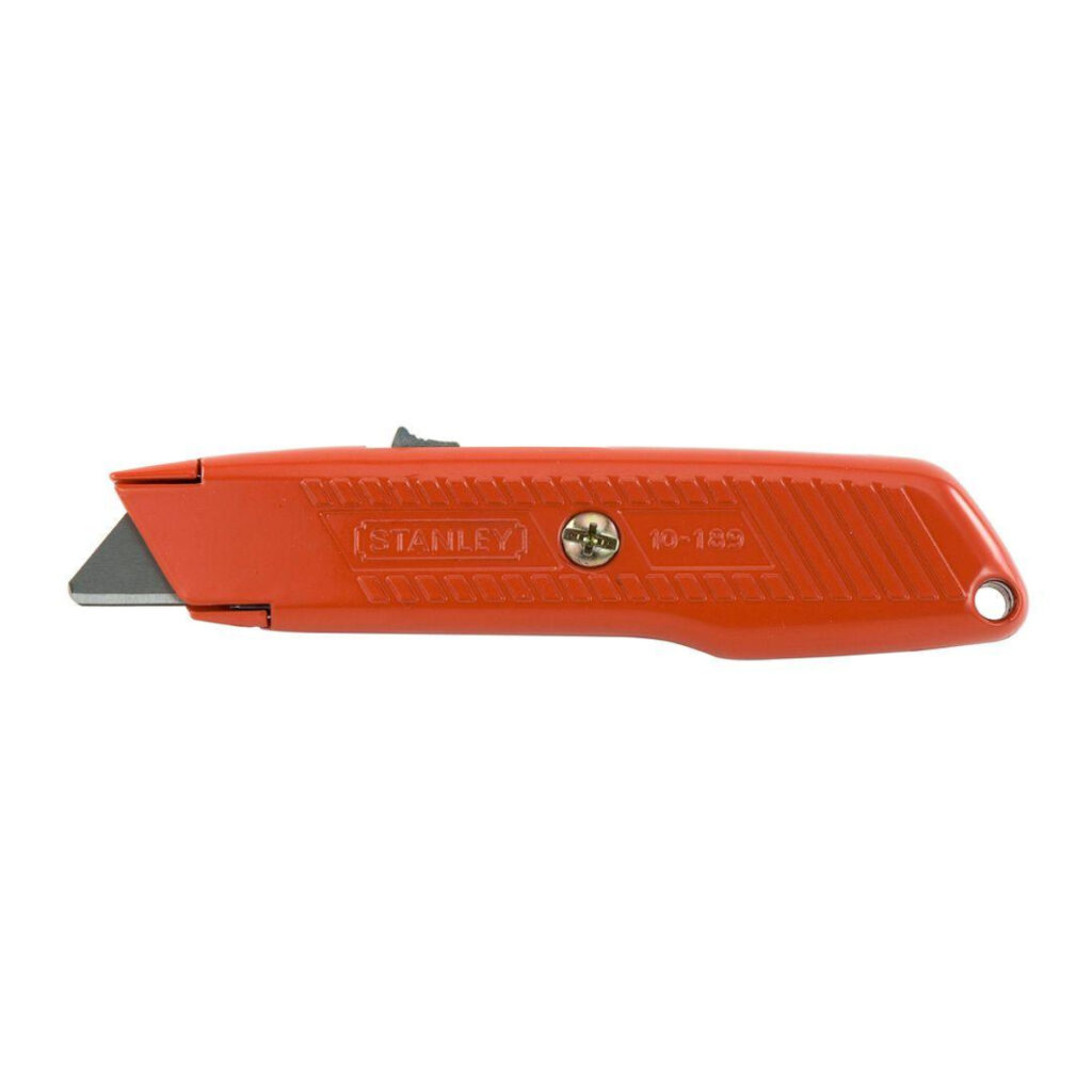 Stanley Spring Loaded Retractable Red Safety Knife | CIB Partners