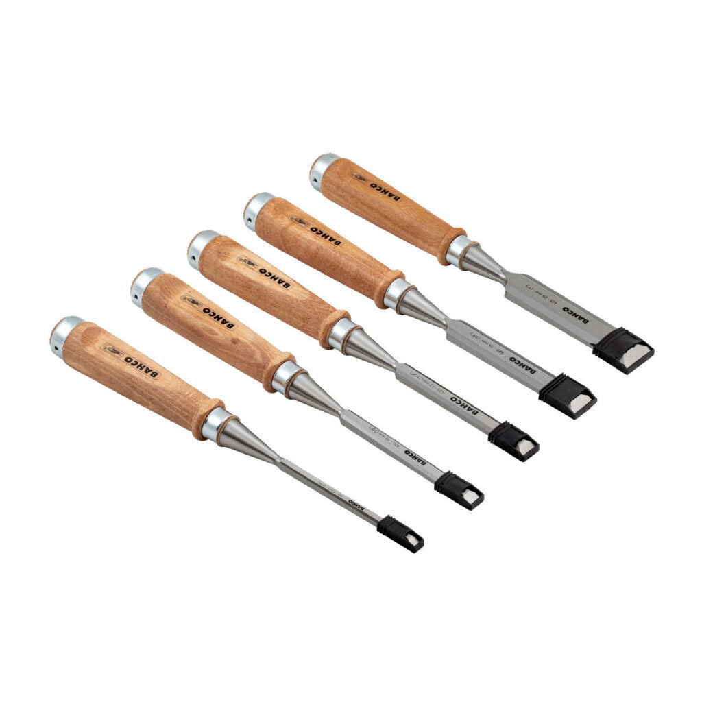 Bahco Wooden-Handle Chisel Set 5pc | 425-082 - CIB Partners