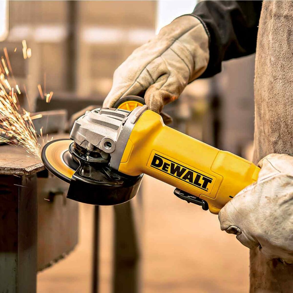 DEWALT Angle Grinder 115mm 1200W Deadman | DWE4212 - CIB Partners
