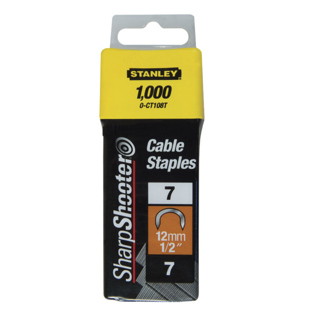 Stanley Round Cable Staples 12mm | 1-CT108T - CIB Partners
