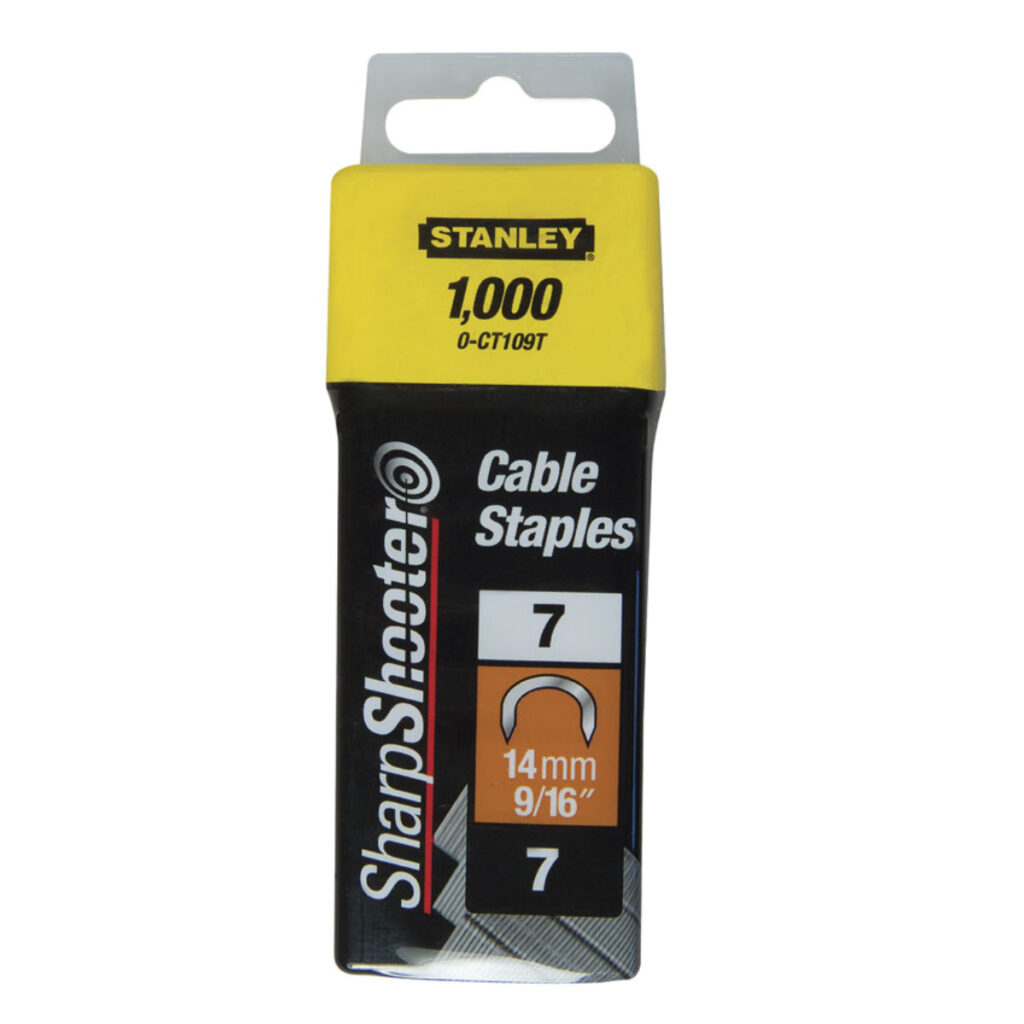 Stanley Round Cable Staples 14mm | 1-CT109T - CIB Partners