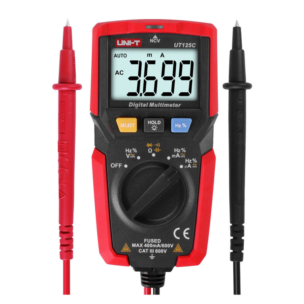 UNI-T Digital Multimeter with NCV | UT125C - CIB Partners